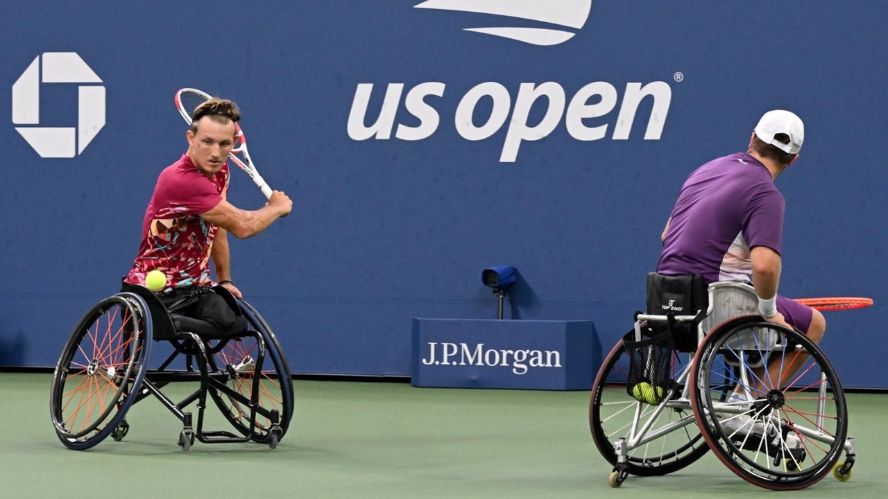 Best photos from Schroder/Vink vs. Ramphadi/Lapthorne, 2023 US Open ...