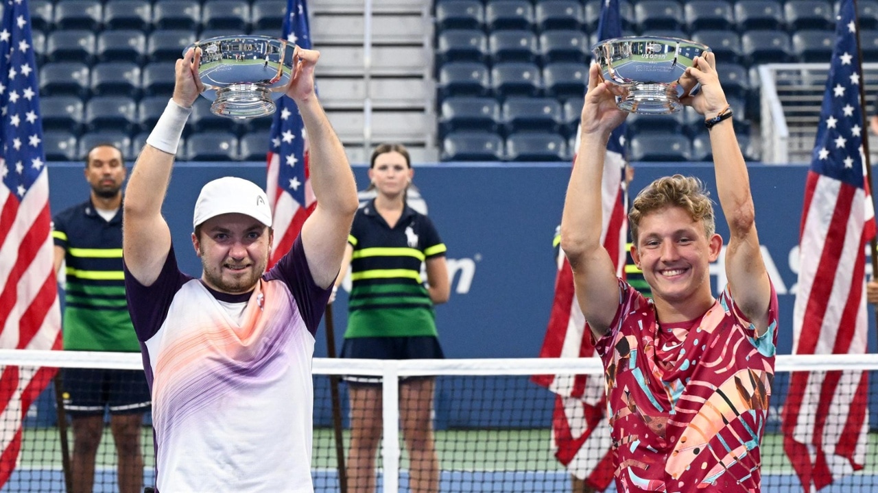 Best photos from Schroder/Vink vs. Ramphadi/Lapthorne, 2023 US Open ...