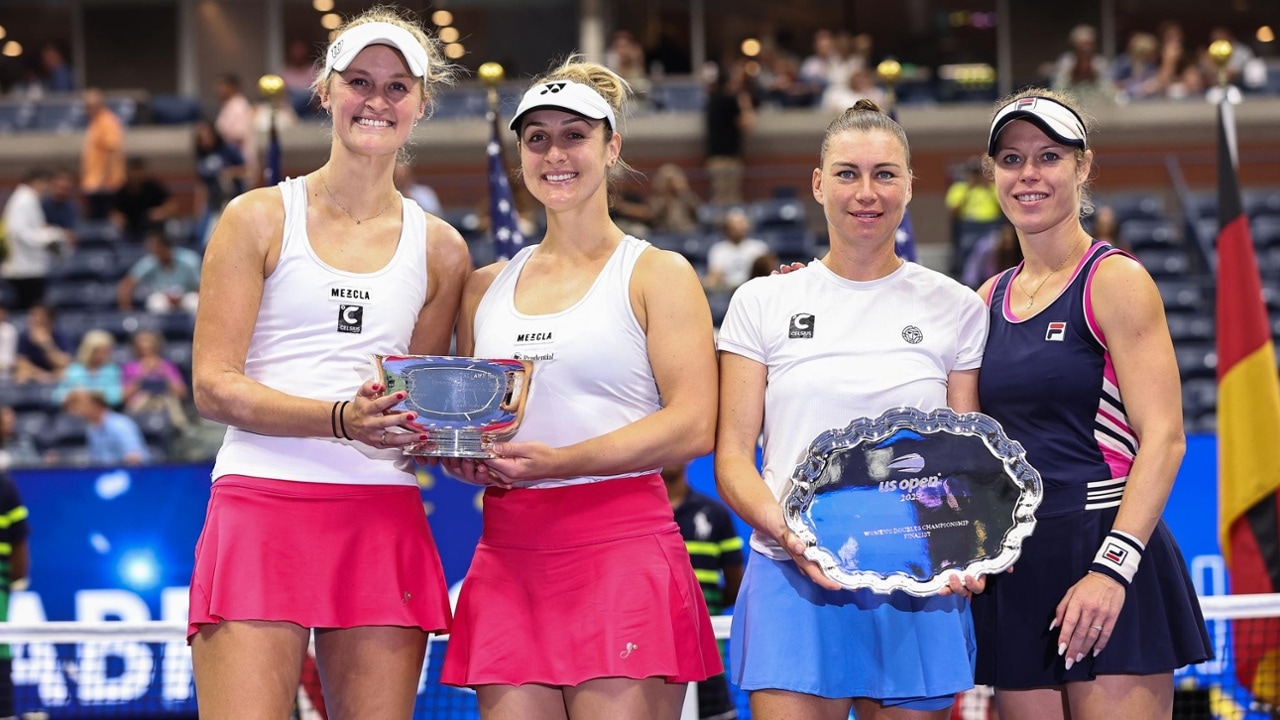 Best photos of Dabrowski/Routliffe vs. Siegemund/Zvonareva, 2023 US ...