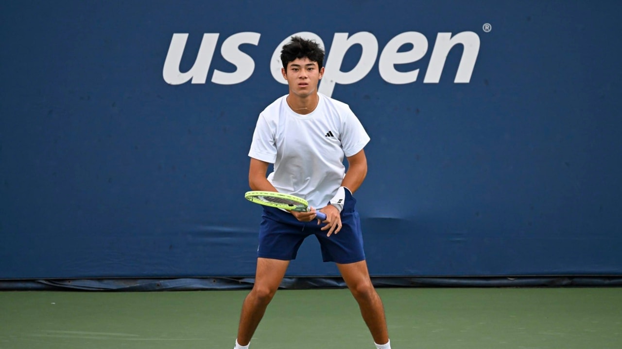 Books & backhands: Gus Grumet's unique path to the 2024 US Open Junior ...