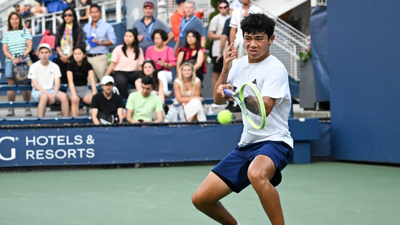Books & backhands: Gus Grumet's unique path to the 2024 US Open Junior ...