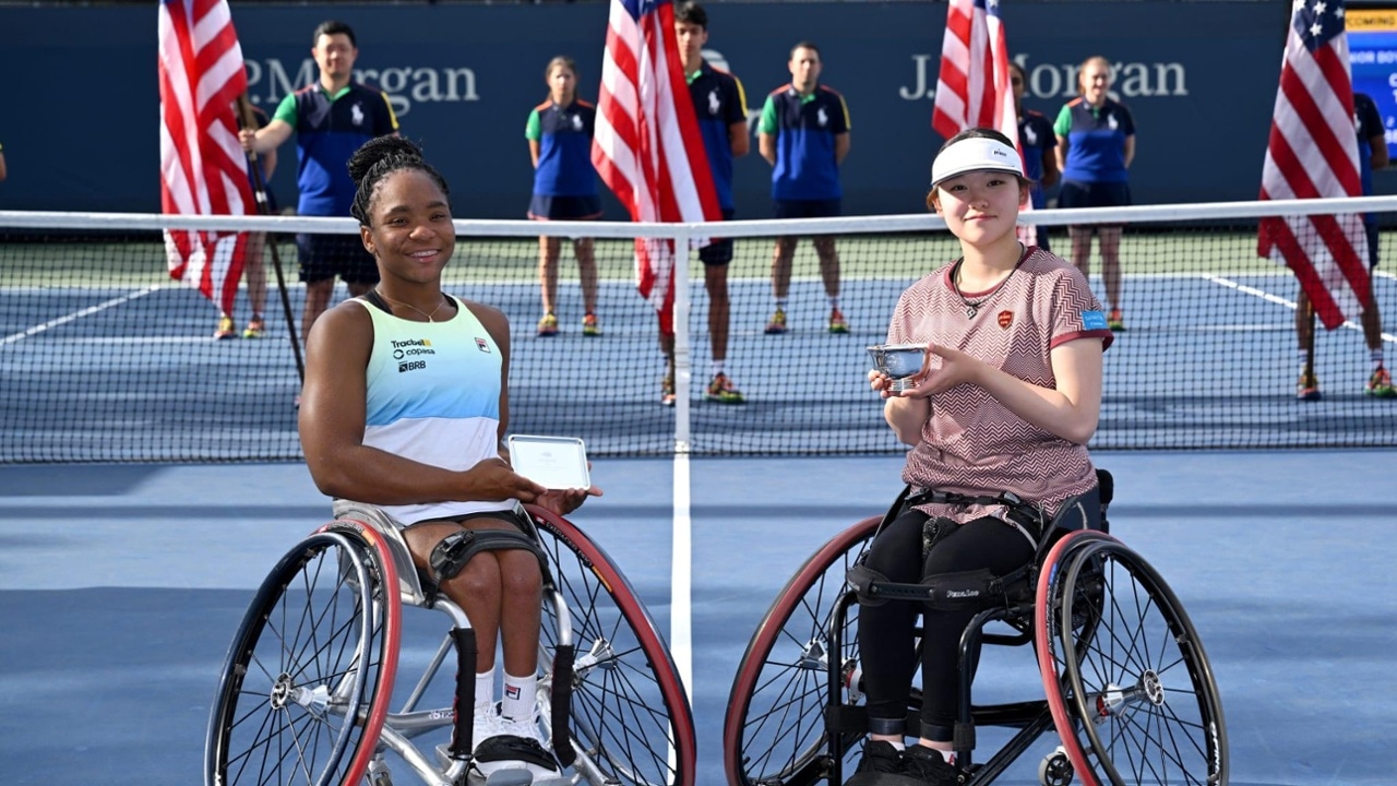 Cooper and Takamuro are junior wheelchair singles champs at 2024 US ...