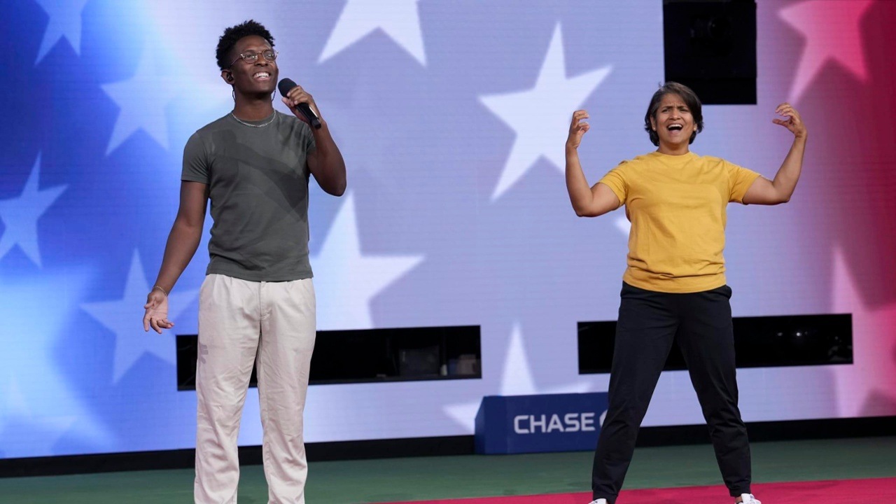 Pegula/Draper vs. Swiatek/Ruud, 2025 US Open mixed doubles SF ...