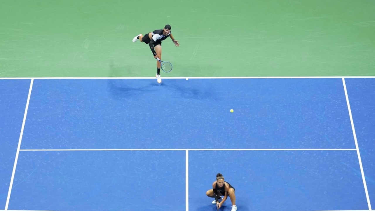 Swiatek/Ruud vs. Errani/Vavassori, 2025 US Open mixed doubles final | Official Site of the 2025 ...
