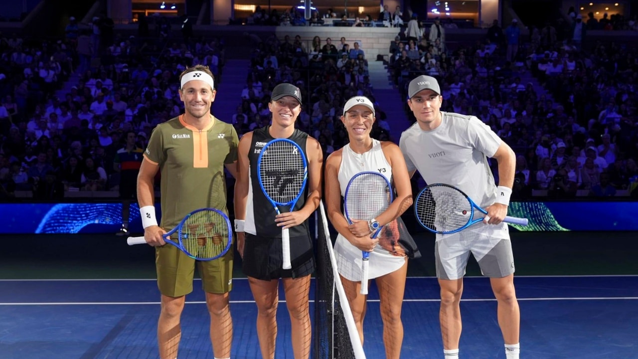 Pegula/Draper vs. Swiatek/Ruud, 2025 US Open mixed doubles SF | Official Site of the 2025 US ...