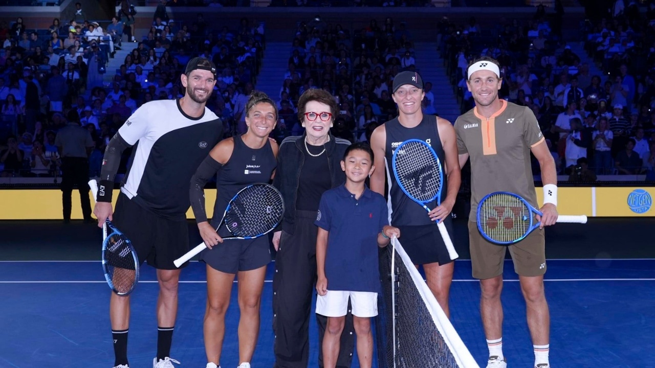 Swiatek/Ruud vs. Errani/Vavassori, 2025 US Open mixed doubles final ...