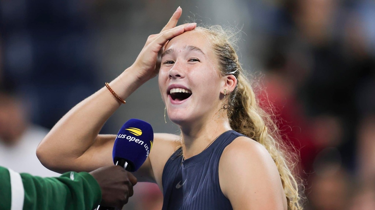 Prodigious Andreeva dismantles Parks in 2025 US Open Round 1 | Official Site of the 2025 US Open ...