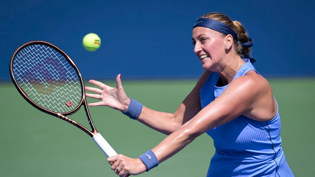 Parry ends Kvitova’s championship career with 2025 US Open first round ...