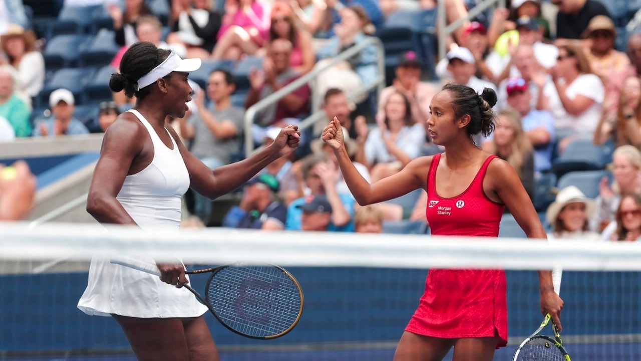 Venus Williams and Leylah Fernandez win R1 doubles at 2025 US Open ...
