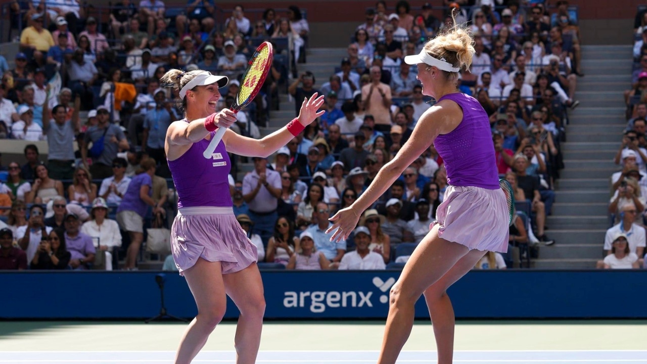 Siniakova/Townsend vs. Dabrowski/Routliffe, 2025 US Open Women's Doubles Final | Official Site ...