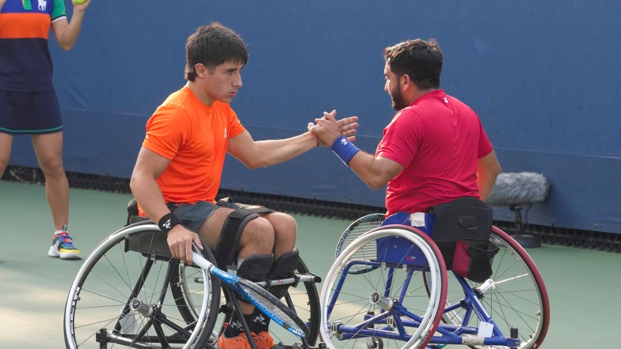 Sasson/Vink vs. Cayulef/Lazarte, 2025 US Open Wheelchair Quad Doubles ...