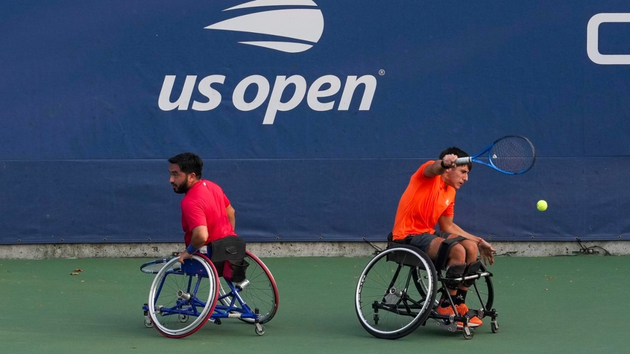 Sasson/Vink vs. Cayulef/Lazarte, 2025 US Open Wheelchair Quad Doubles ...