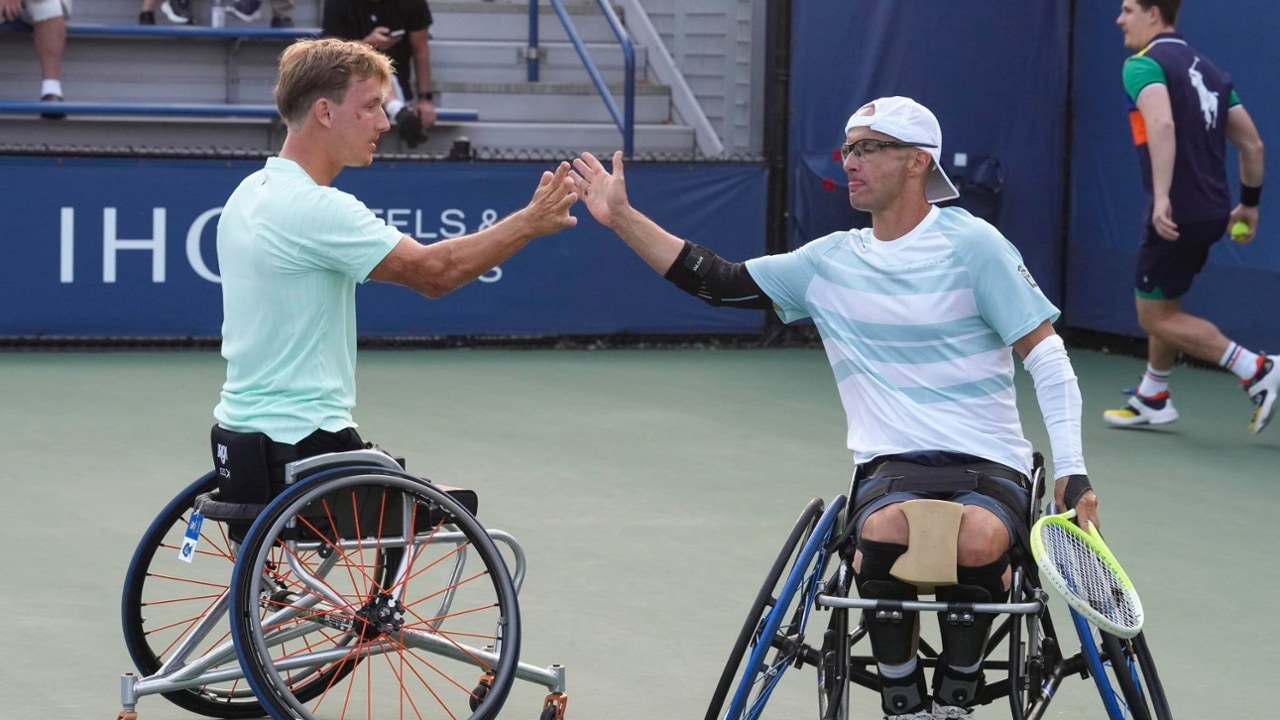 Sasson/Vink vs. Cayulef/Lazarte, 2025 US Open Wheelchair Quad Doubles ...
