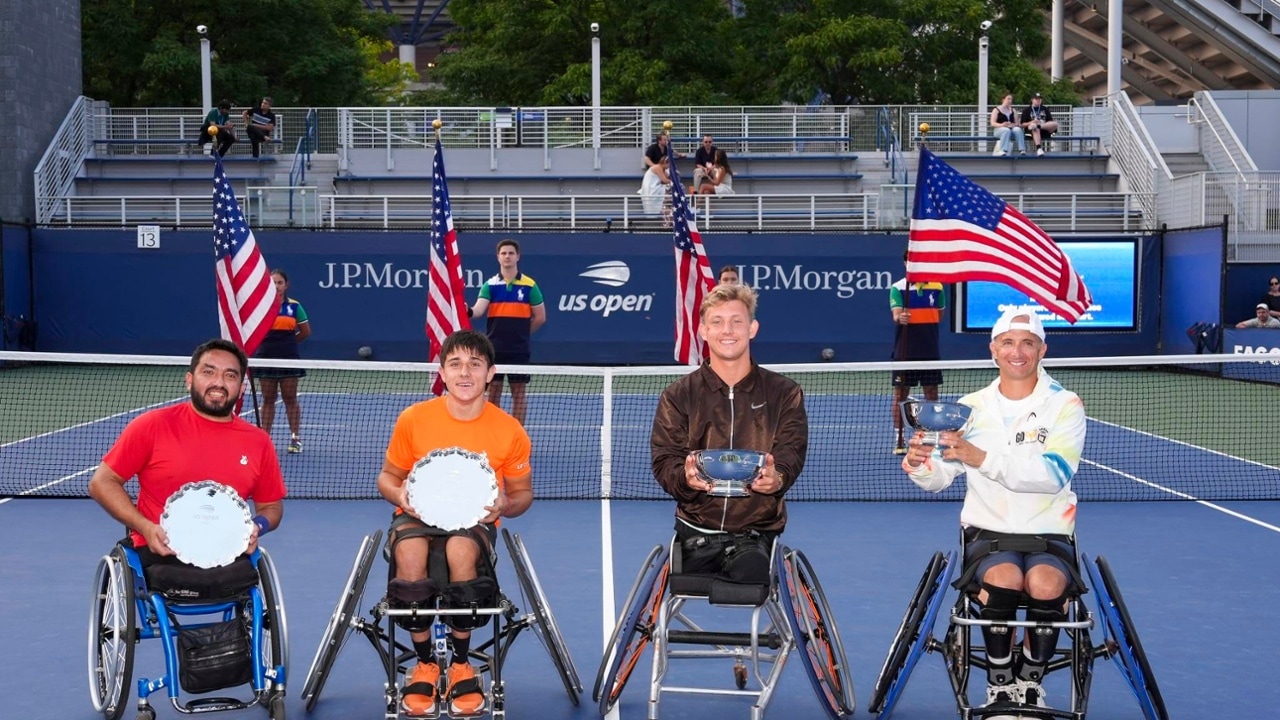 Sasson/Vink vs. Cayulef/Lazarte, 2025 US Open Wheelchair Quad Doubles ...