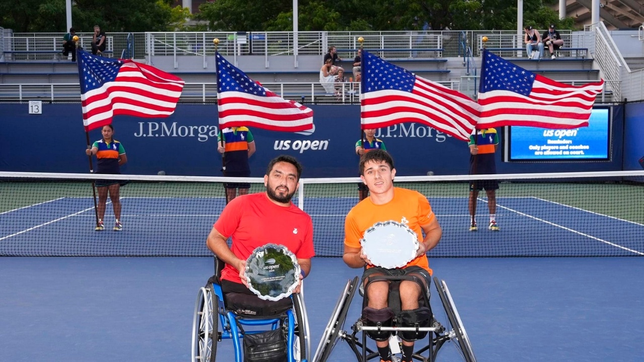 Sasson/Vink vs. Cayulef/Lazarte, 2025 US Open Wheelchair Quad Doubles ...