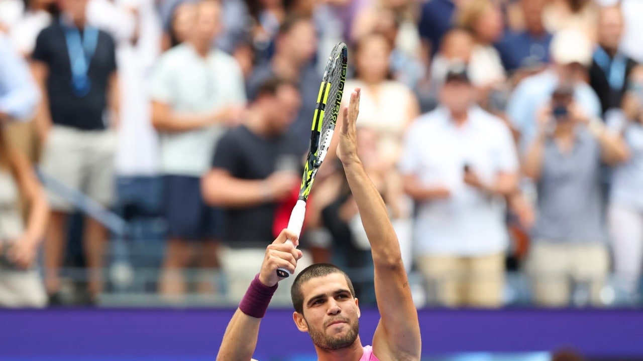 Novak Djokovic vs. Carlos Alcaraz, 2025 US Open, Semifinal | Official ...