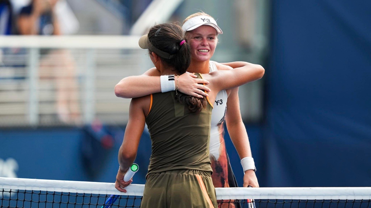 Lea Nilsson vs. Jeline Vandromme, 2025 US Open Girls' Singles Final ...