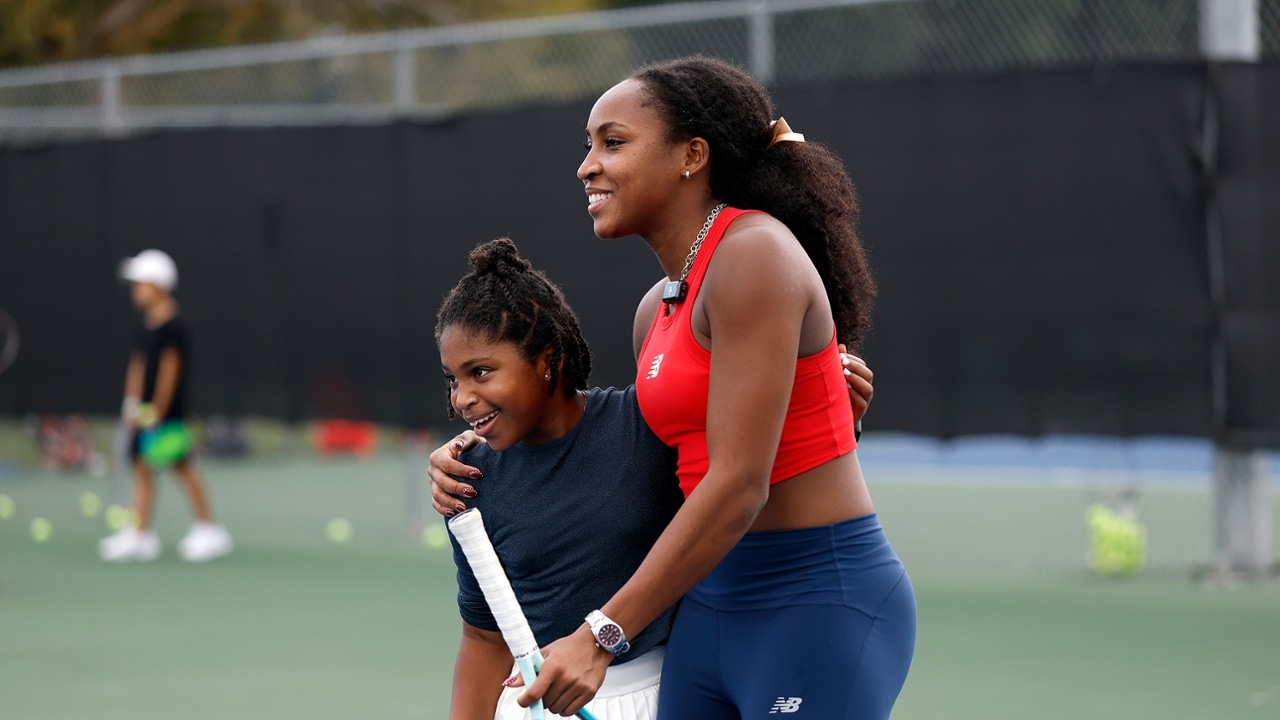 Coco Gauff surprises New Orleans youth as part of the 2023 US Open ...