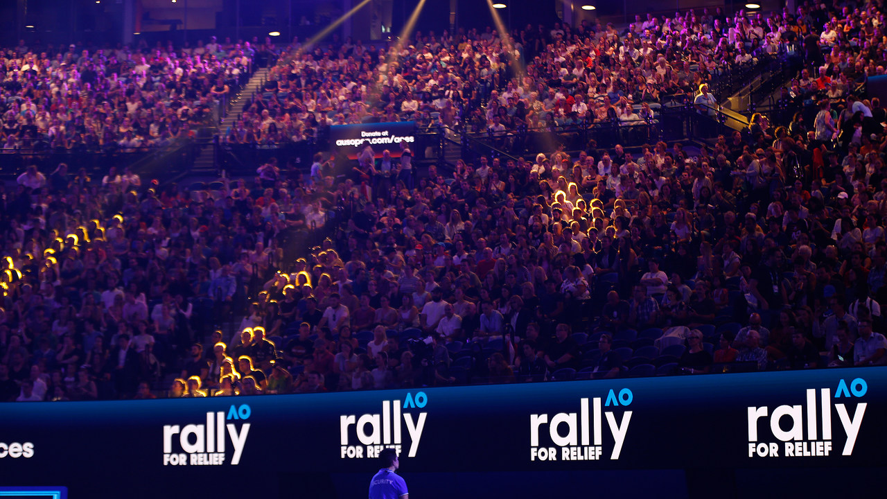 Photos: Stars come out for Australian Open Rally for Relief | Official ...