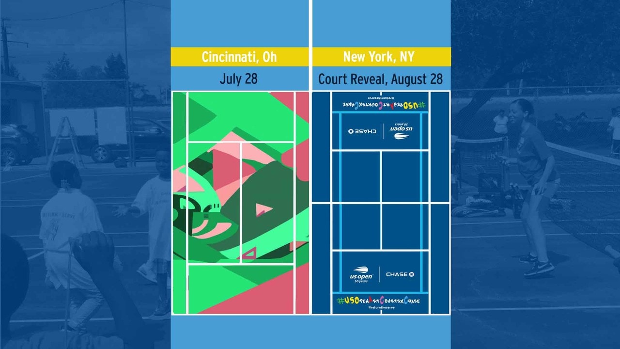 US Open Art Courts | 50th Anniversary | Official Site of the 2025 US ...