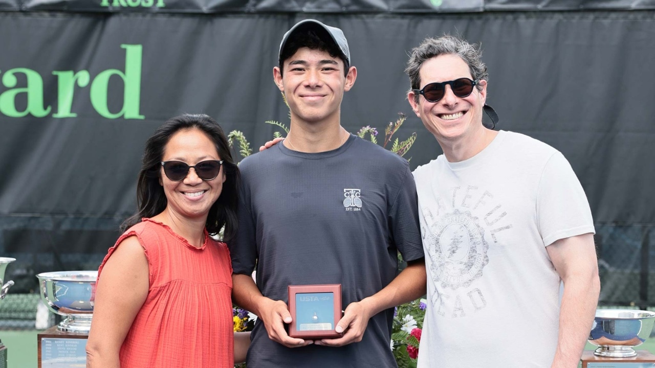 Books & backhands: Gus Grumet's unique path to the 2024 US Open Junior ...