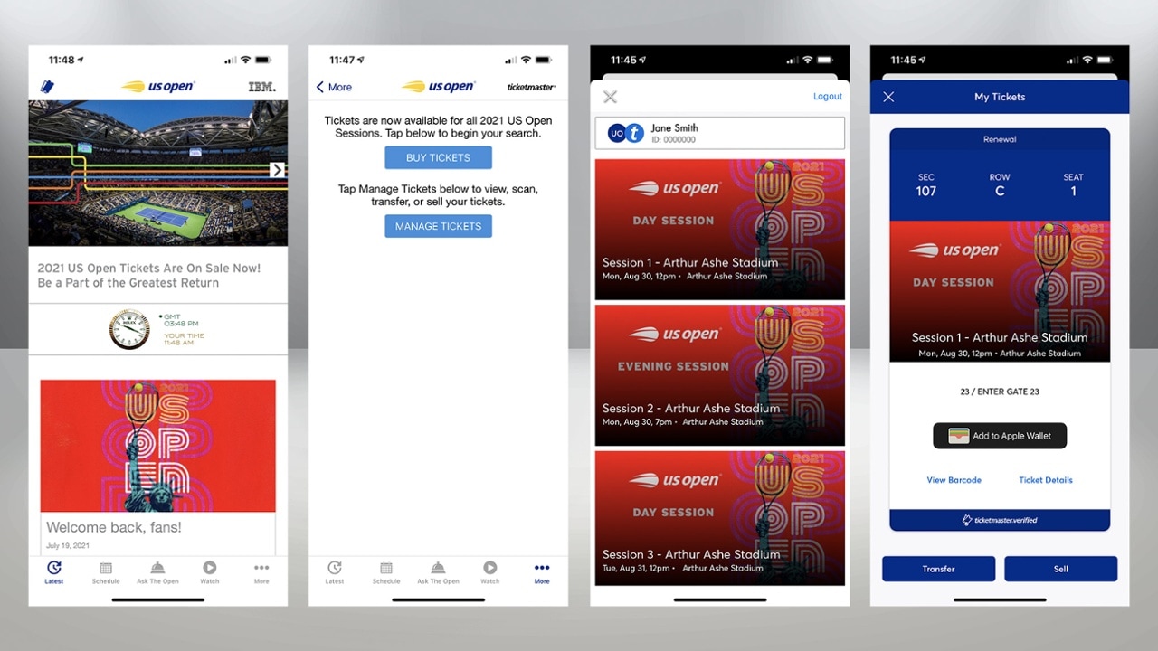 US Open Mobile Tickets - Official Site of the 2022 US Open Tennis ...