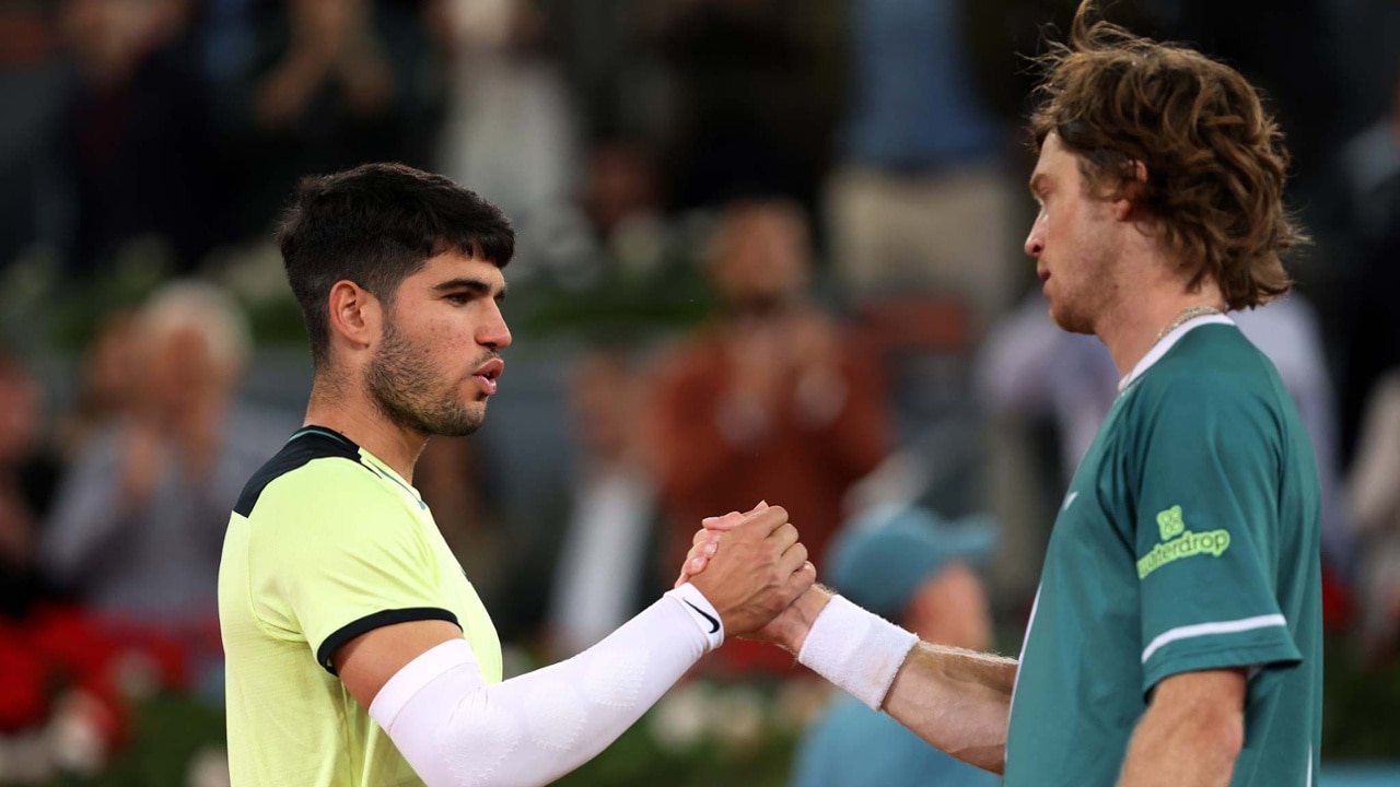 Andrey Rublev stops Carlos Alcaraz's Madrid three-peat bid | Official ...