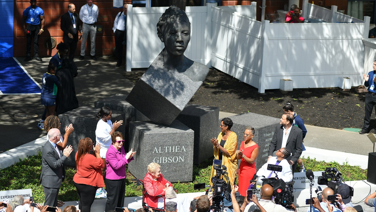 Althea Gibson sculpture unveiling | Official Site of the 2026 US Open ...