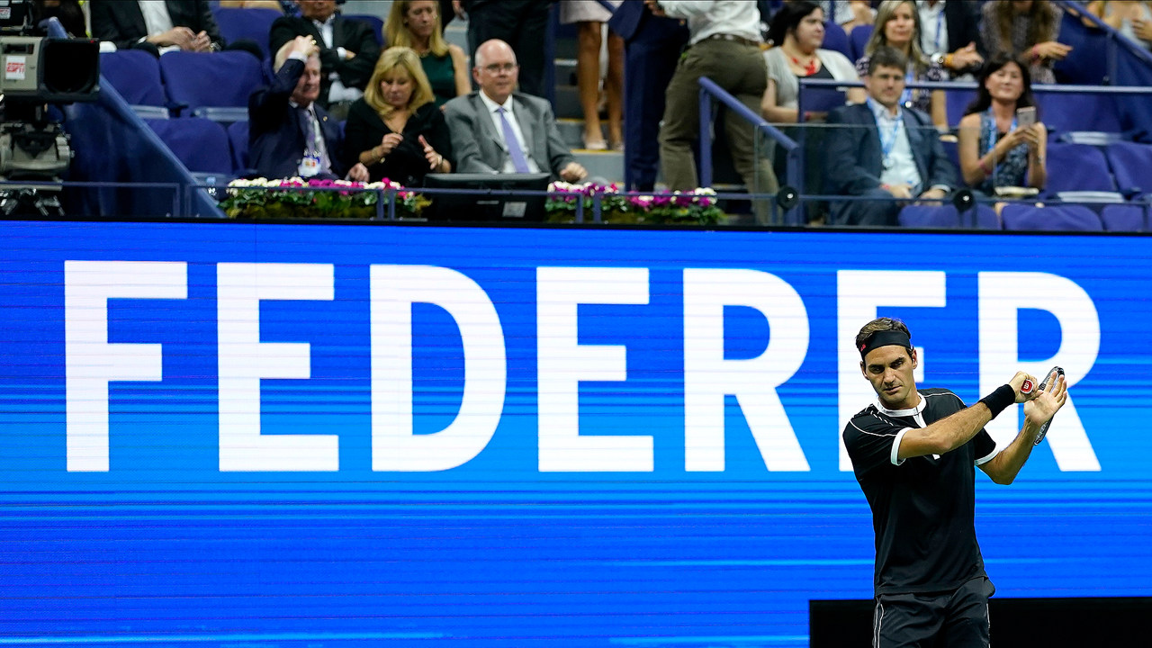 Photos: Roger Federer vs. Grigor Dimitrov in the 2019 US Open ...