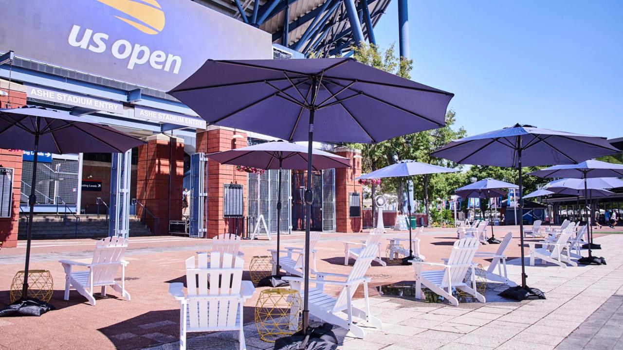 In photos: US Open transformed with new player hospitality areas ...