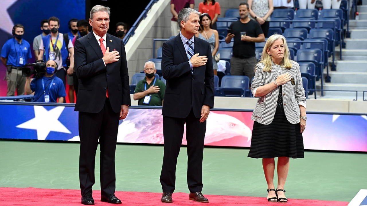 Flags presented to families of 9/11 heroes on US Open Military ...