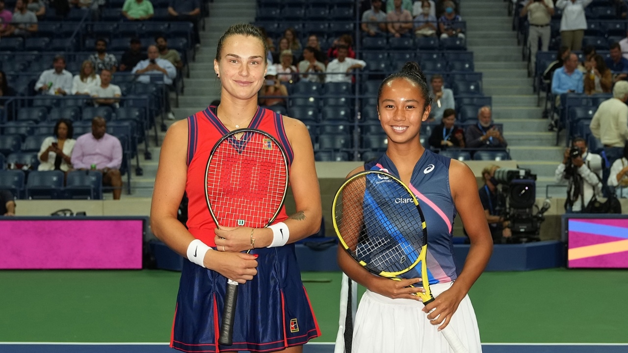 Photos: Leylah Fernandez vs. Aryna Sabalenka, 2021 US Open semifinals ...