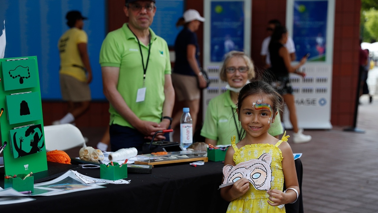 Photos: Fan Week fun returns at the 2022 US Open | Official Site of the ...