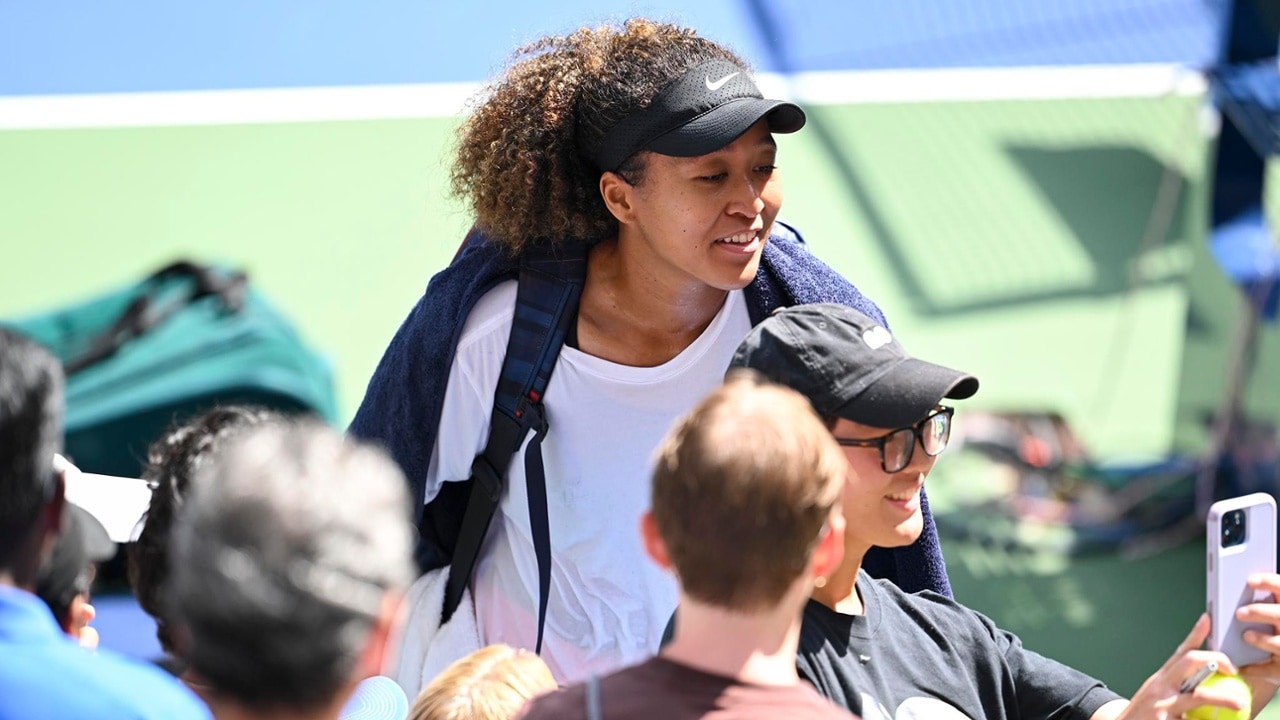 Naomi Osaka returns: Best photos from her first practice at the 2024 US ...