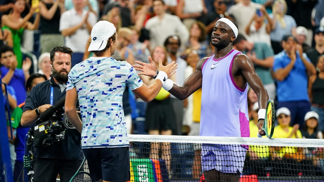 Best photos of Frances Tiafoe vs. Aleksandar Kovacevic, 2024 US Open Round 1 | Official Site of ...