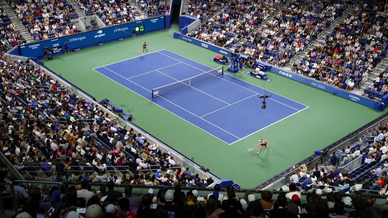 Best photos of Elise Mertens vs. Madison Keys, 2024 US Open Round 3 ...