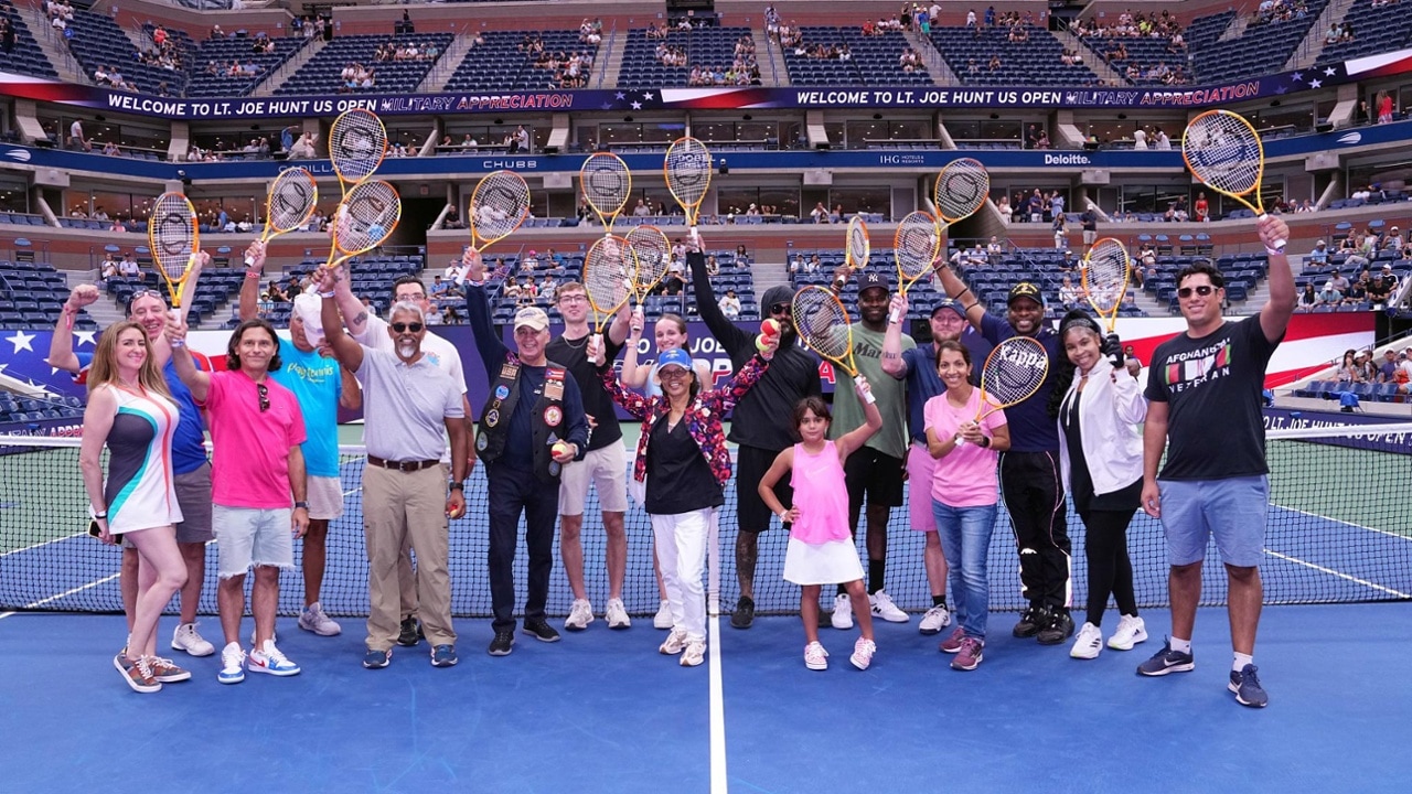 2024 US Open celebrates Lt. Joe Hunt Military Appreciation Day ...