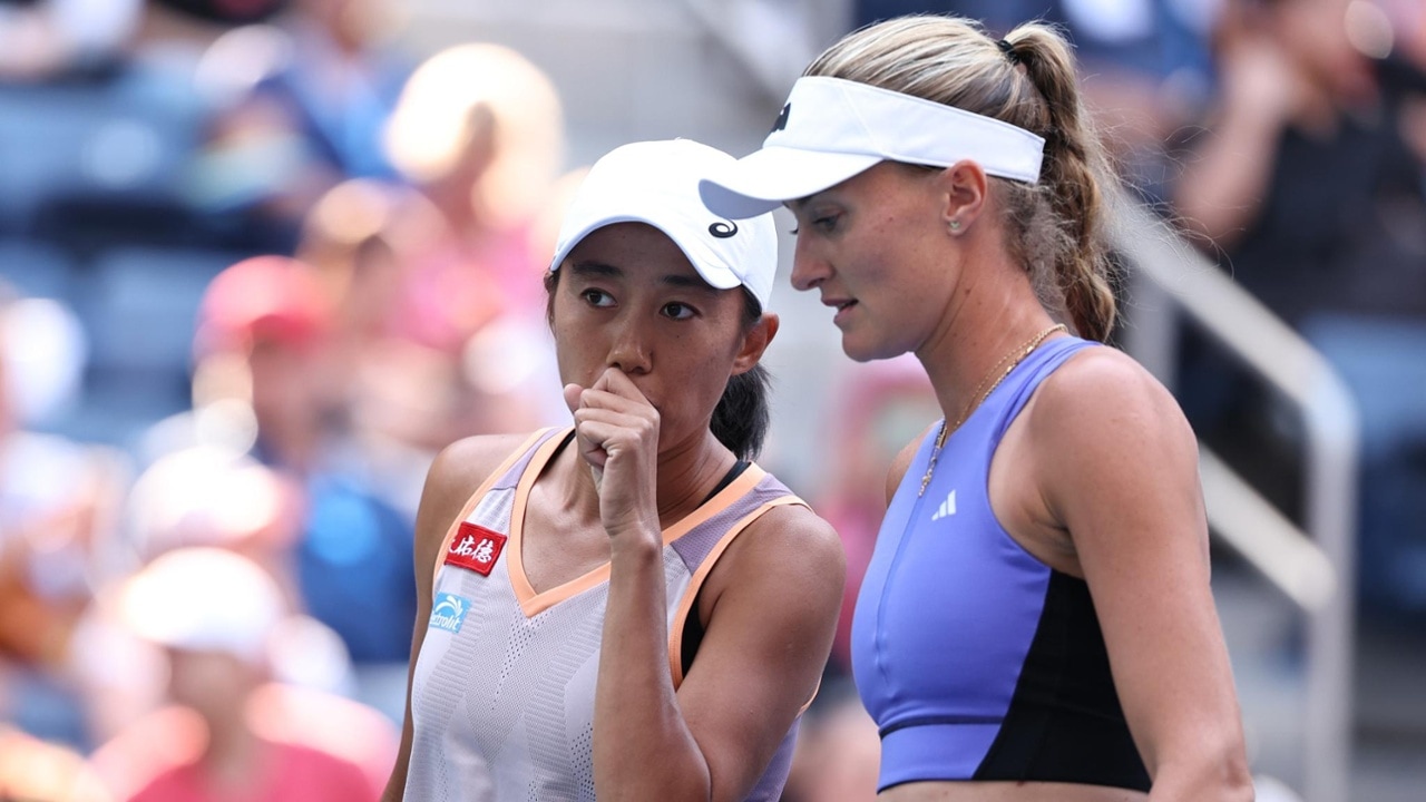 Best photos of women's doubles semifinals at the 2024 US Open ...