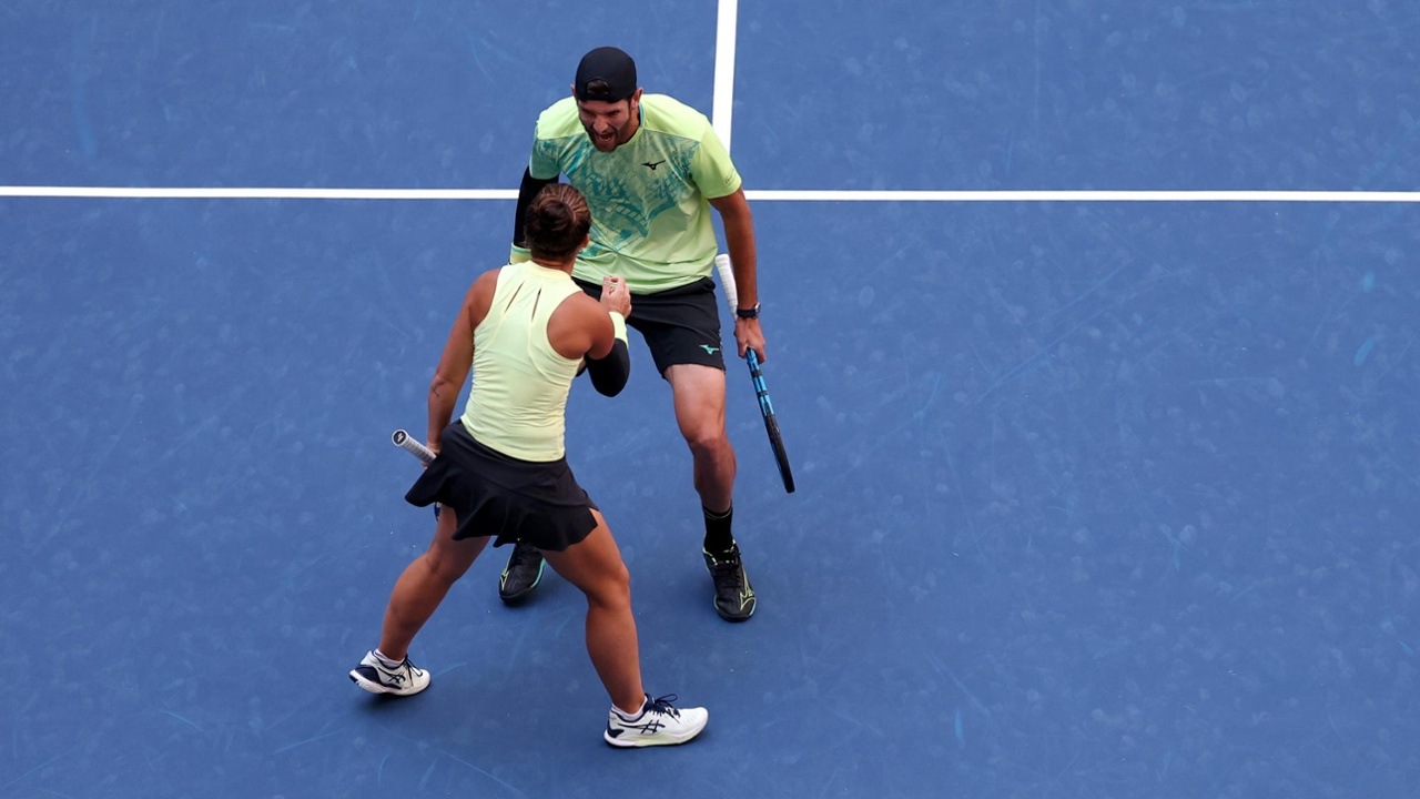 Best photos of Errani/Vavassori vs. Townsend/Young, 2024 US Open mixed doubles final | Official ...