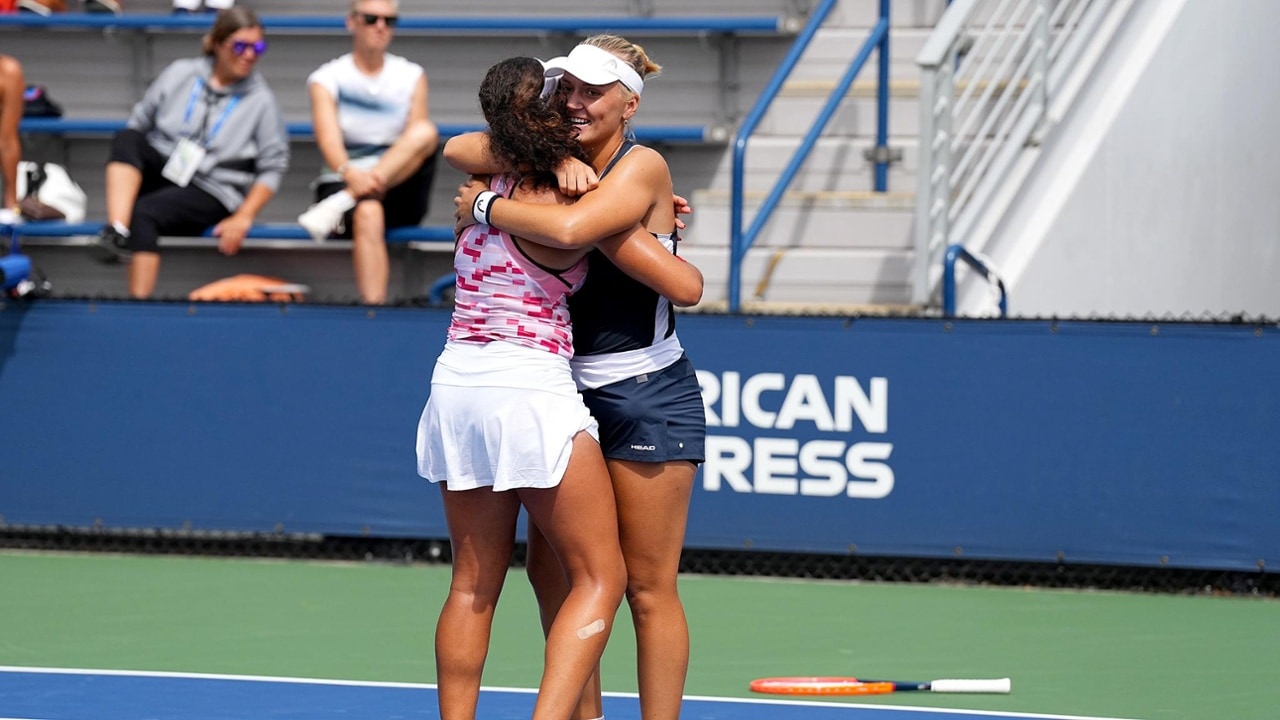 Best photos of El Allami/Sartz-Lunde vs. Pastikova/Stusek, 2024 US Open ...