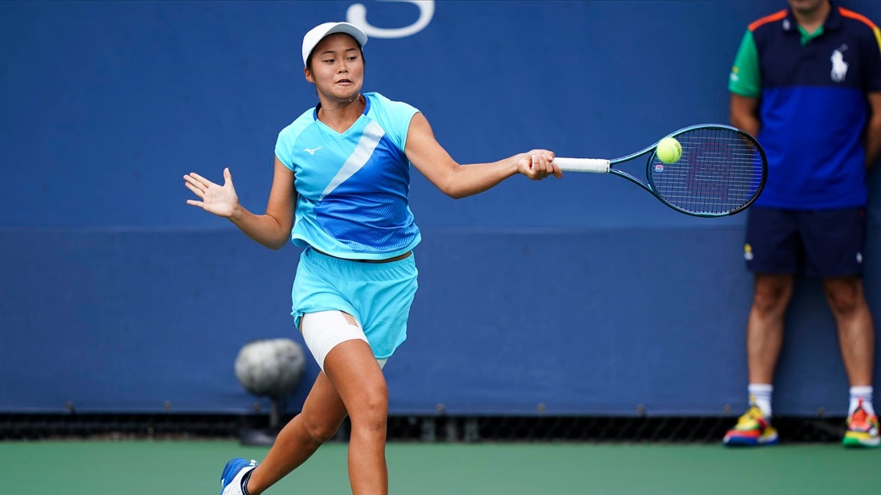 Best photos of Mika Stojsavljevic vs. Wakana Sonobe, 2024 US Open ...