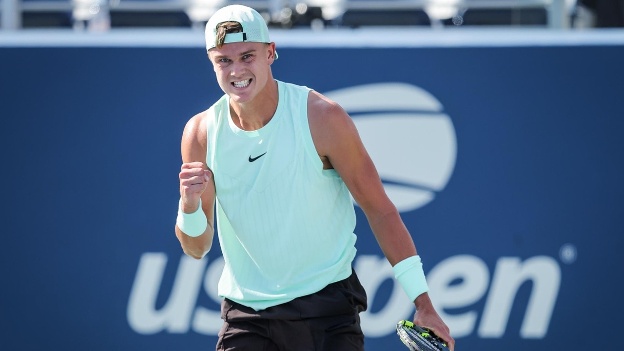 Jan-Lennard Struff upsets Holger Rune at the 2025 US Open | Official Site of the 2025 US Open ...