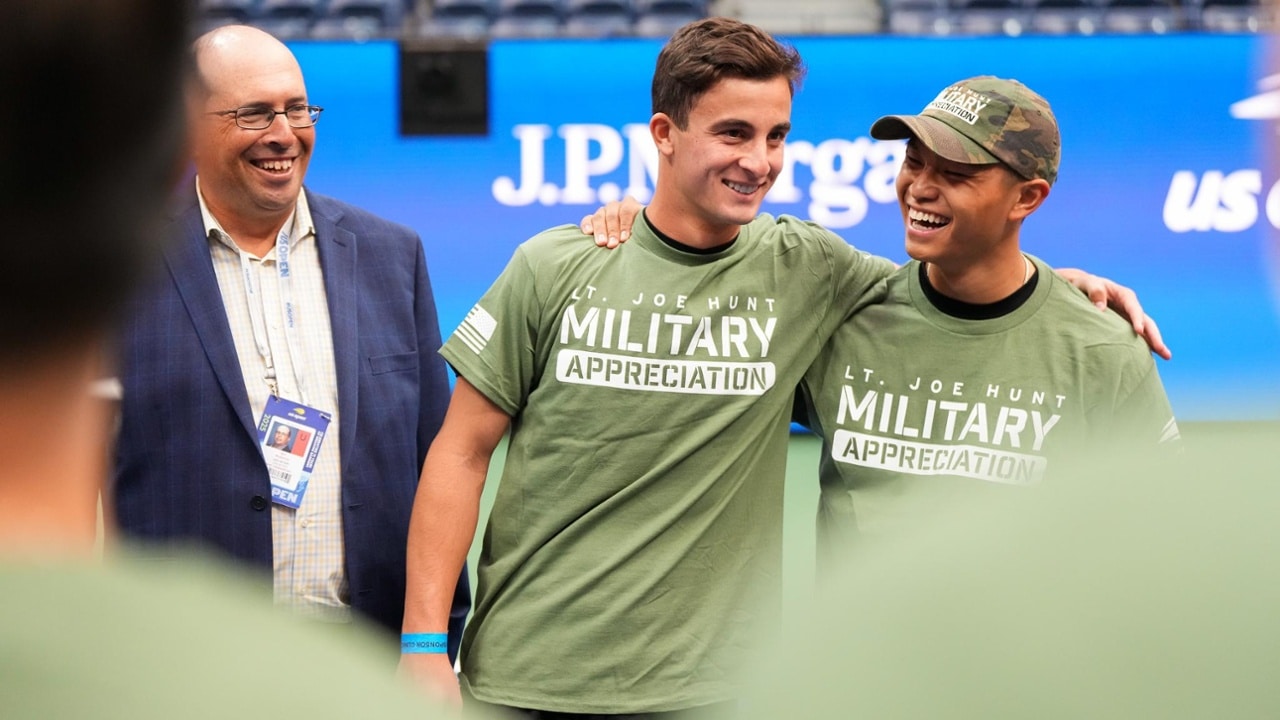 2025 US Open celebrates Lt. Joe Hunt Military Appreciation Day ...