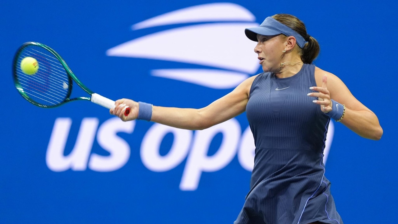 Amanda Anisimova vs. Beatriz Haddad Maia, 2025 US Open Round 4 ...