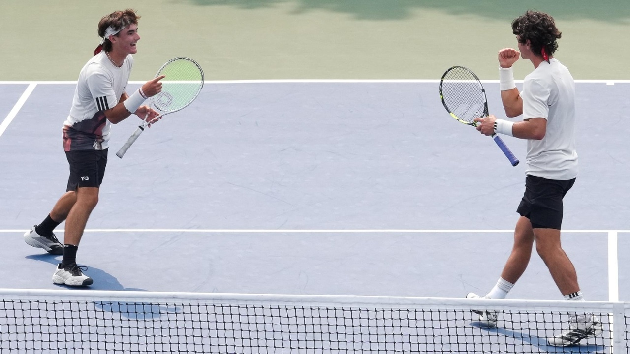 Noah Johnston/Benjamin Willwerth vs. Keaton Hance/Jack Kennedy, 2025 US ...