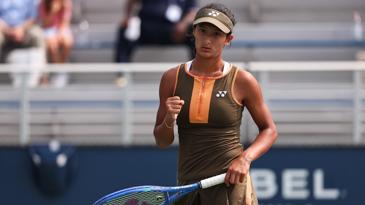 Lea Nilsson vs. Jeline Vandromme, 2025 US Open Girls' Singles Final | Official Site of the 2025 ...