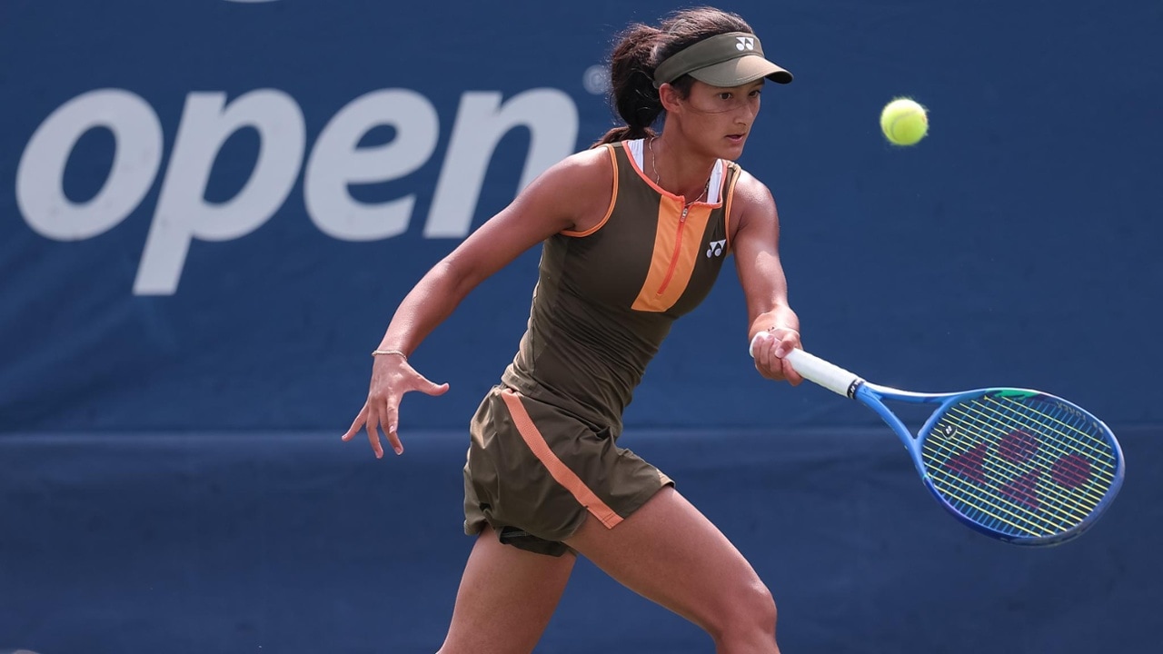 Lea Nilsson vs. Jeline Vandromme, 2025 US Open Girls' Singles Final | Official Site of the 2025 ...