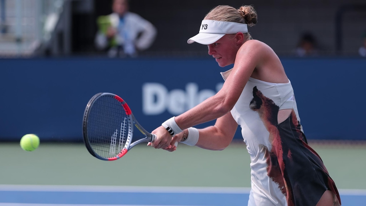 Lea Nilsson vs. Jeline Vandromme, 2025 US Open Girls' Singles Final ...