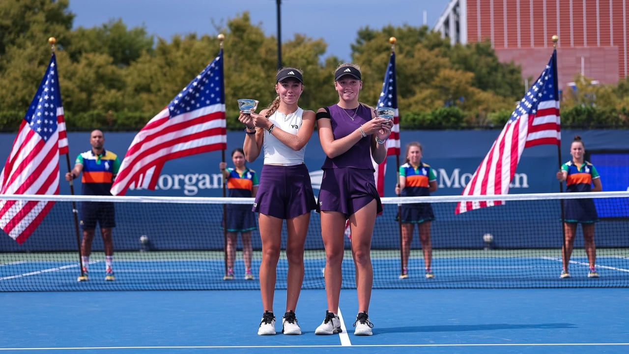 Vandromme/Vladson vs. Kovackova/Kovackova, 2025 US Open Girls' Doubles ...